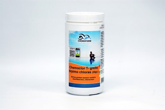Greito tirpimo chloras Chemoclor T- tabletės (20 g.), 1 kg | MOKI VEŽI