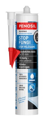 Silikoninis hermetikas PENOSIL Stop Fungi, 310 ml, priešpelėsinis ...