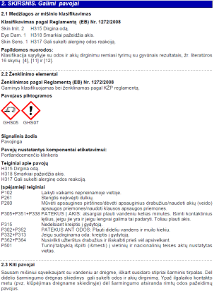 Sausas betonas KREISEL Beton 440, storis nuo 20 mm, 25 kg | MOKI VEŽI
