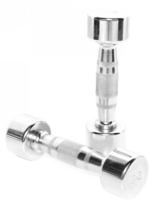 Hantelis chromuotas TOORX MC-2, 2 kg | MOKI VEŽI