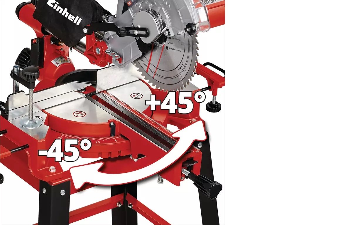 Skersinio pjovimo staklės su stovu EINHELL TC-SM 2531/2 U, galia 1900 W ...