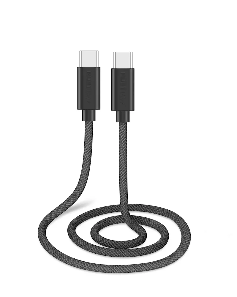 Įkrovimo laidas MUSTHAVZ, USB-C į USB-C pintas laidas, 1 m, 100W ...