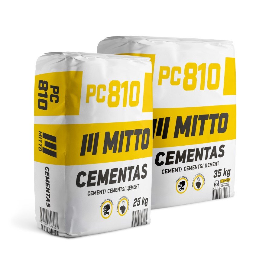Cementas MITTO PC810, CEM II/B-M (P-LL) 42,5 N, 25 kg | MOKI VEŽI