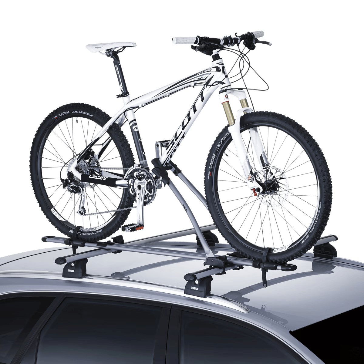 Automobilinis dviračių laikiklis THULE, ant stogo, 1 dviračiui, ant ...