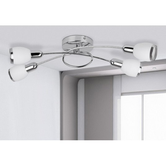Pakabinamas šviestuvas RABALUX Elite, E14, 4 x 40W, 230V 50Hz, chromo ...