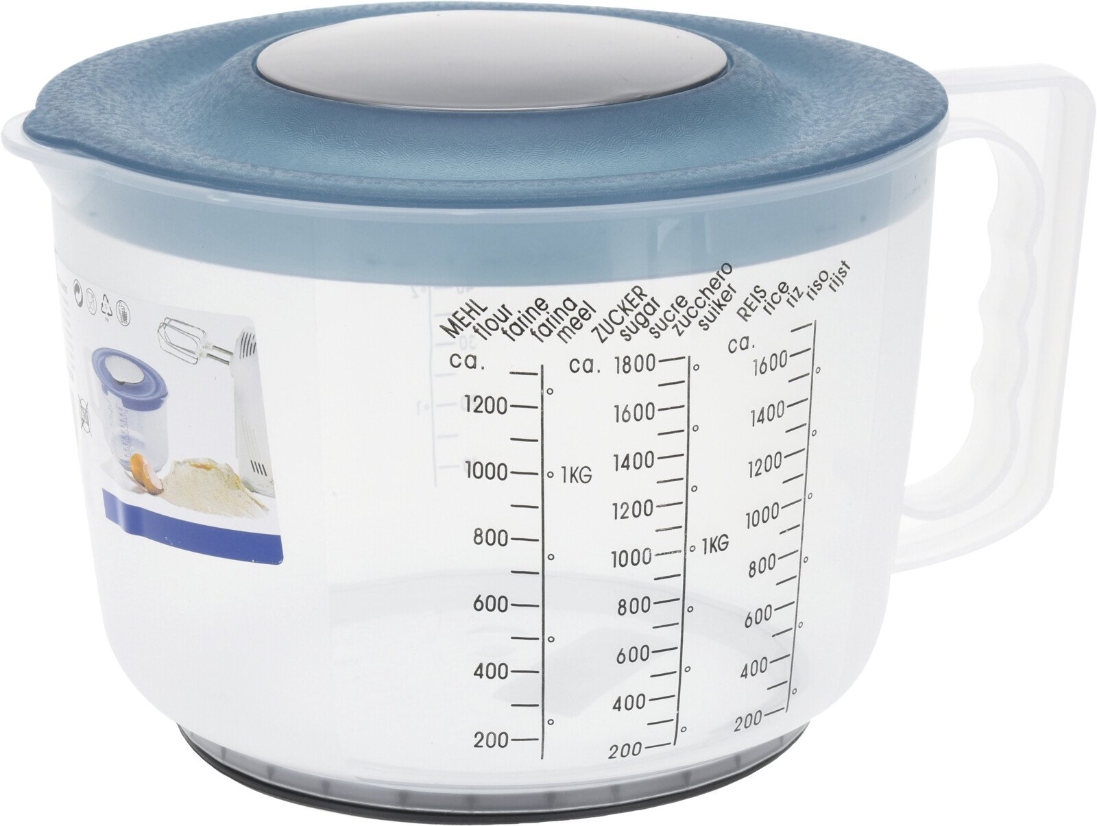 Matavimo indas, 2 l, įvairių spalvų | MOKI VEŽI