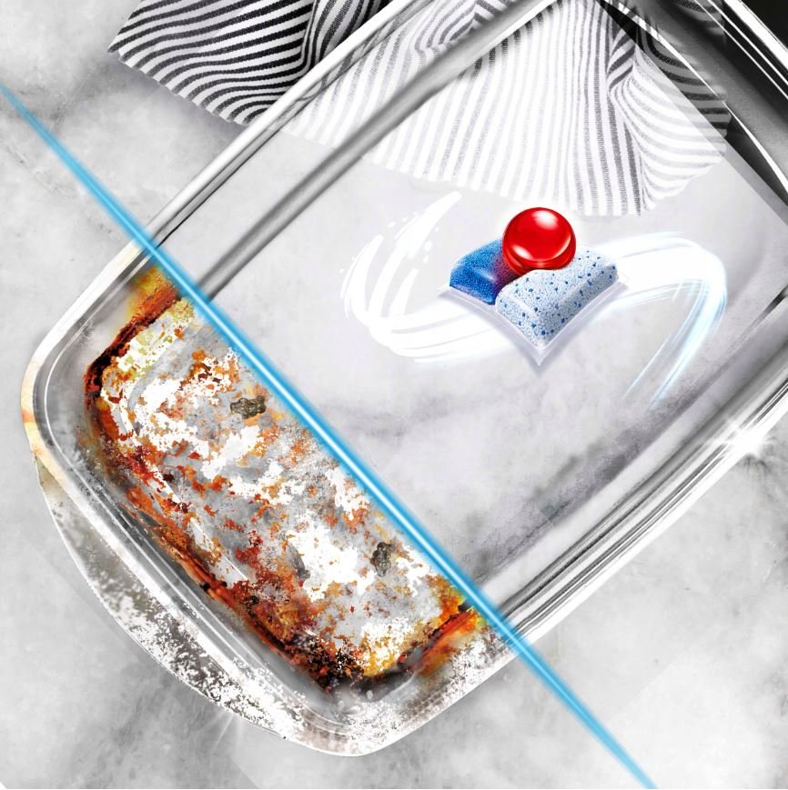 Indaplovių kapsulės FINISH Quantum All In1 Lemon, 135 vnt. | MOKI VEŽI