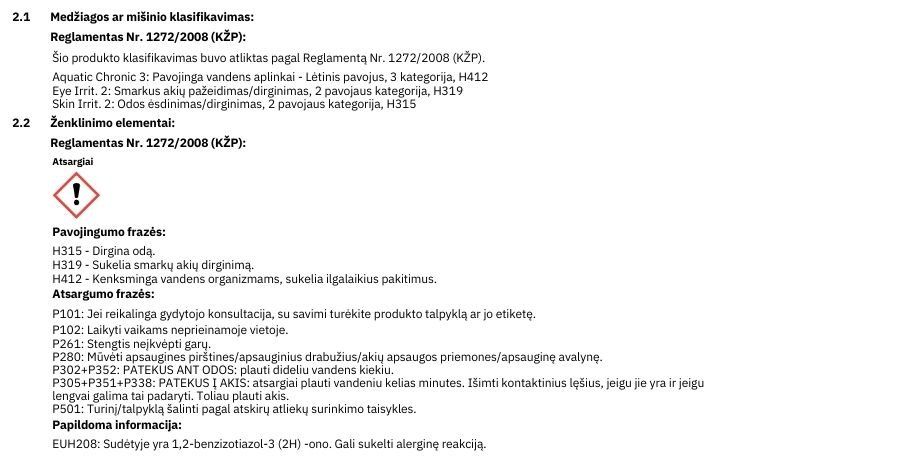 Silikoninis hermetikas PENOSIL Stop Fungi, 310 ml, priešpelėsinis ...