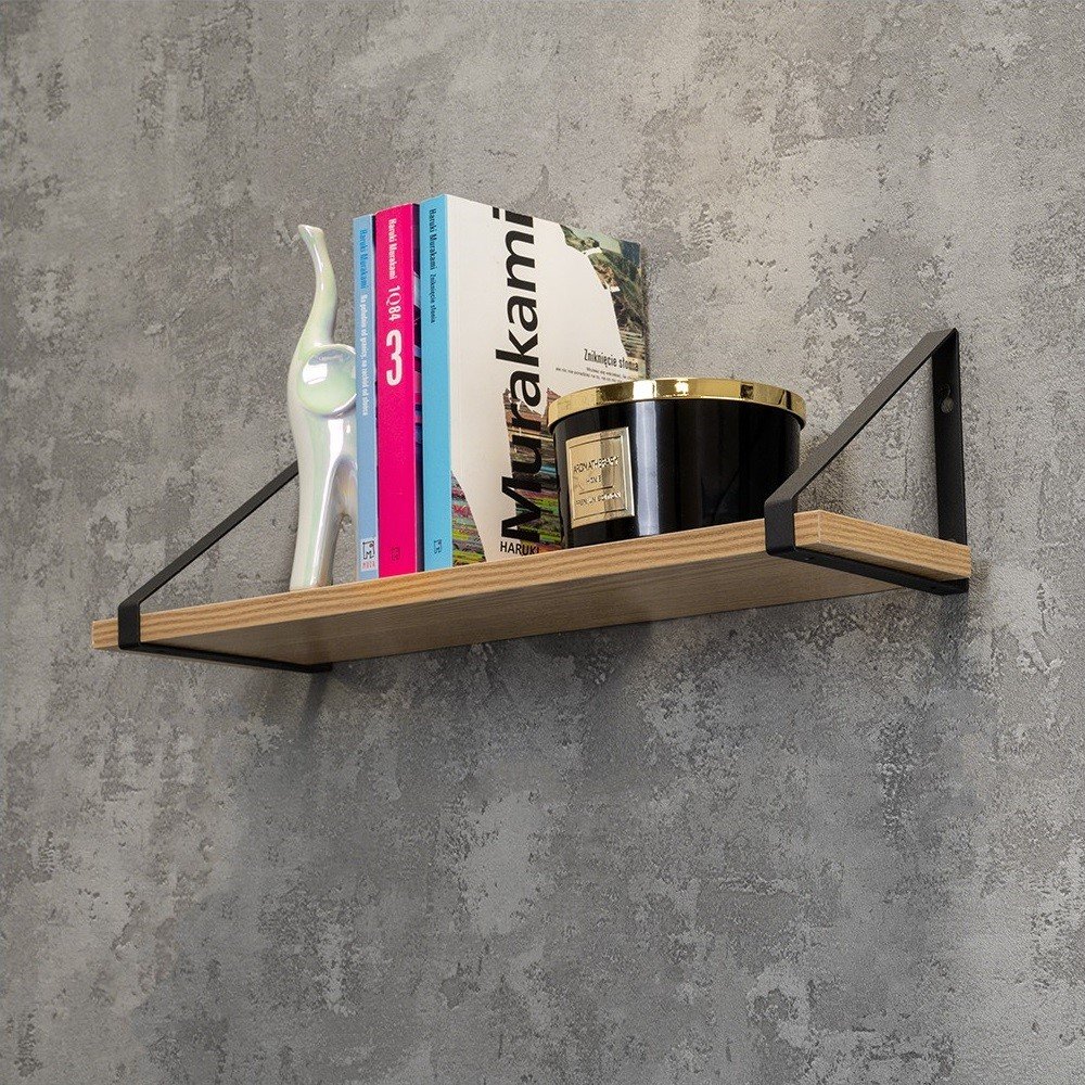 Lentynos laikiklis DOMAX HOME, WFB 160 C, spl. juoda, 160x140x16x2 mm, DMX 520127 | MOKI VEŽI