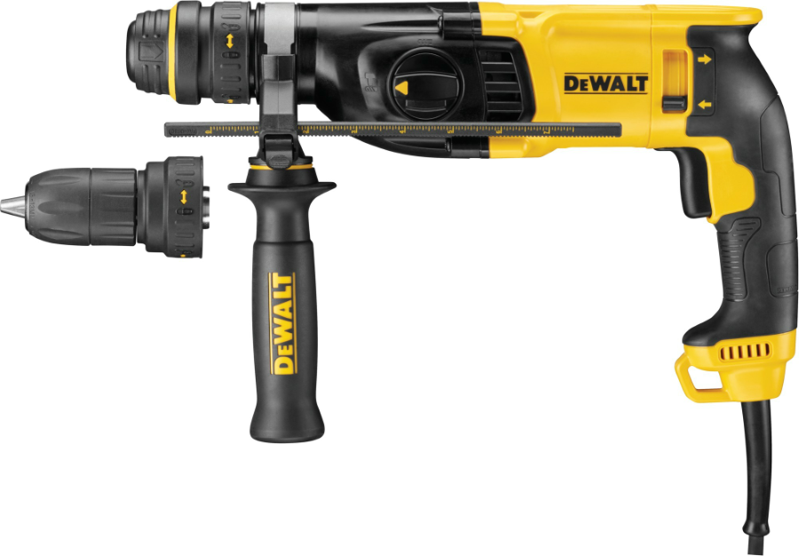 Elektrinis perforatorius DEWALT D25134K-QS, galia 800 W, smūgio jėga 2 ...